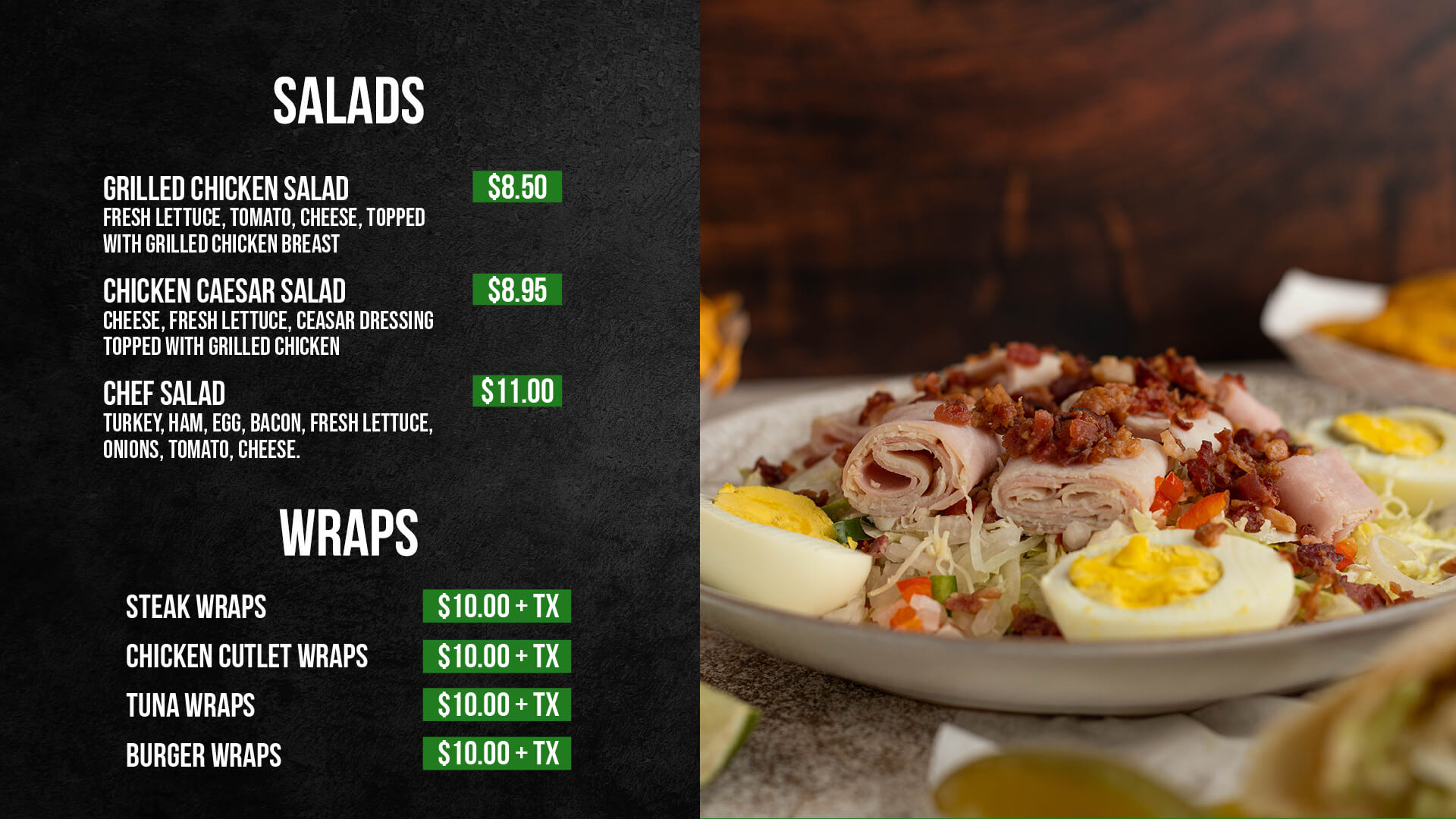 Our Menu | Glen Street Market